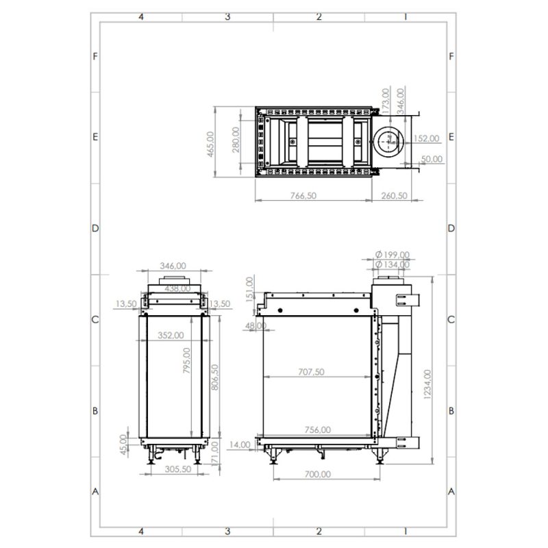 Element 4 Sky Small Room Divider - Shop Element 4 Fires - Stonewoods