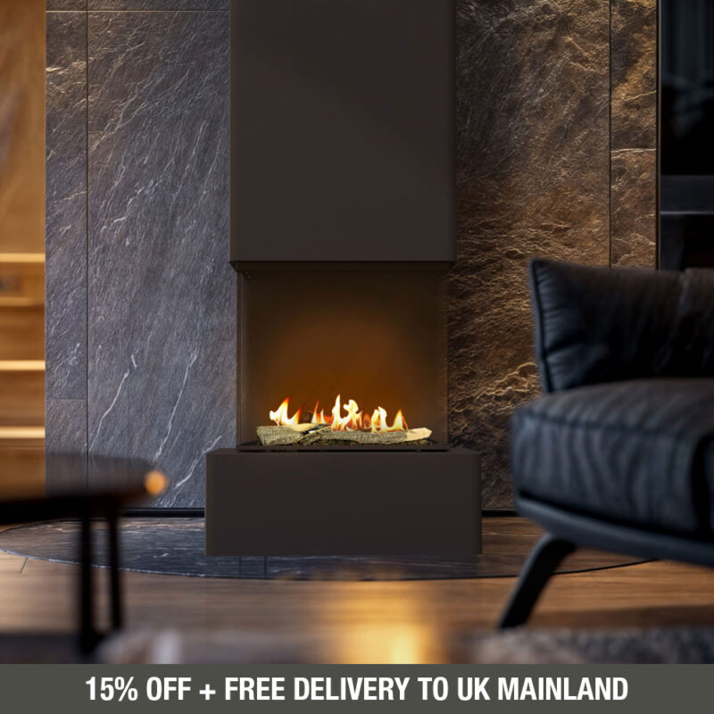 Planika Vertical - Shop Planika Bio-Ethanol Fires London - Stonewoods