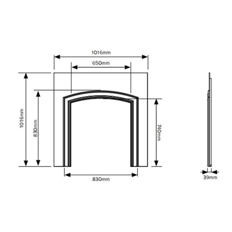 Berkeley Fireplace Fronts - Stonewoods