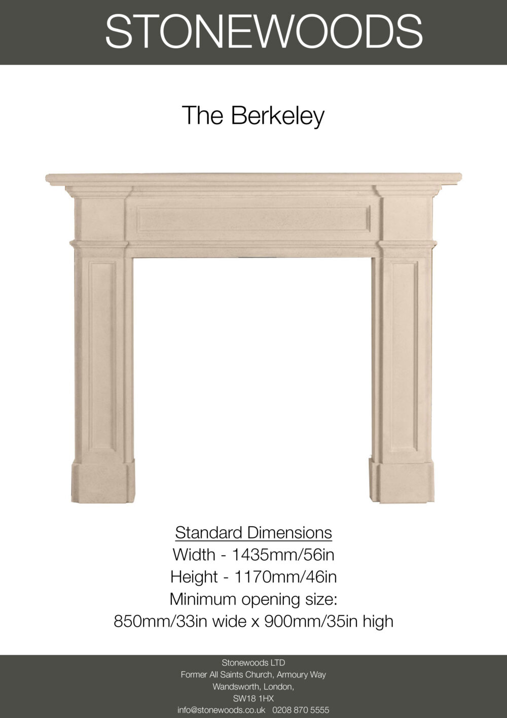 The Berkeley Mantel - Stonewoods