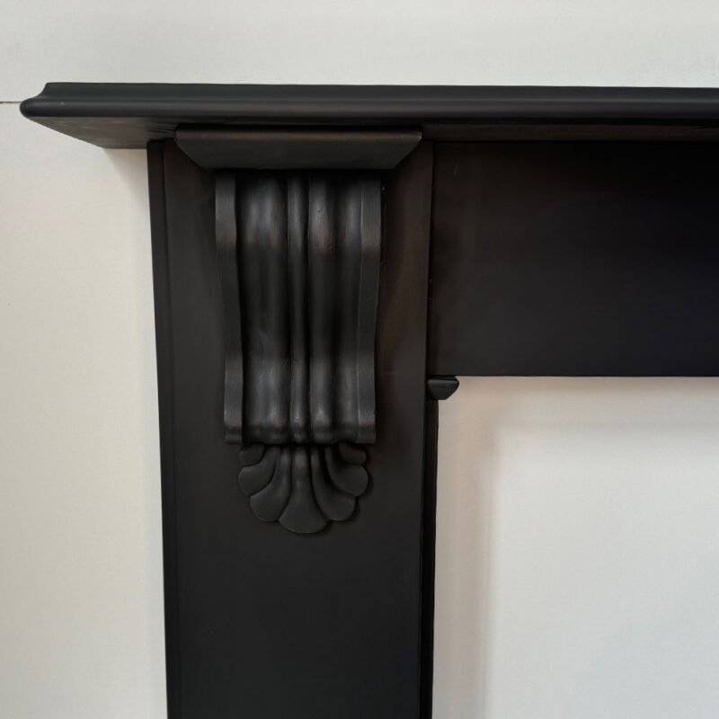 Victorian Corbel Mantel in Welsh Black Slate - Stonewoods